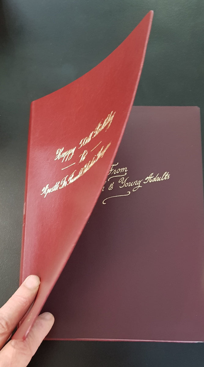embossing onto all diaries ,filo faxes,bibles etc – gateway engravers